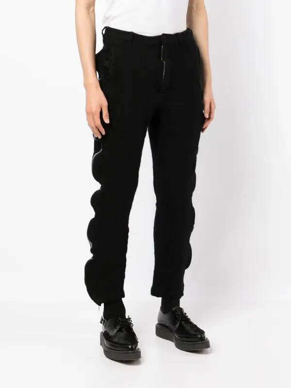 BLACK COMME DES GARÇONS Zipper Trim Trousers