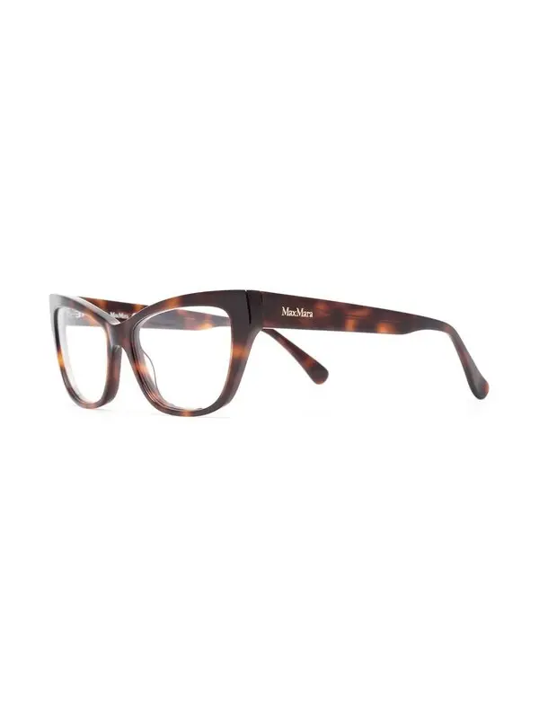 Max Mara Logo Tortoiseshell-effect Glasses