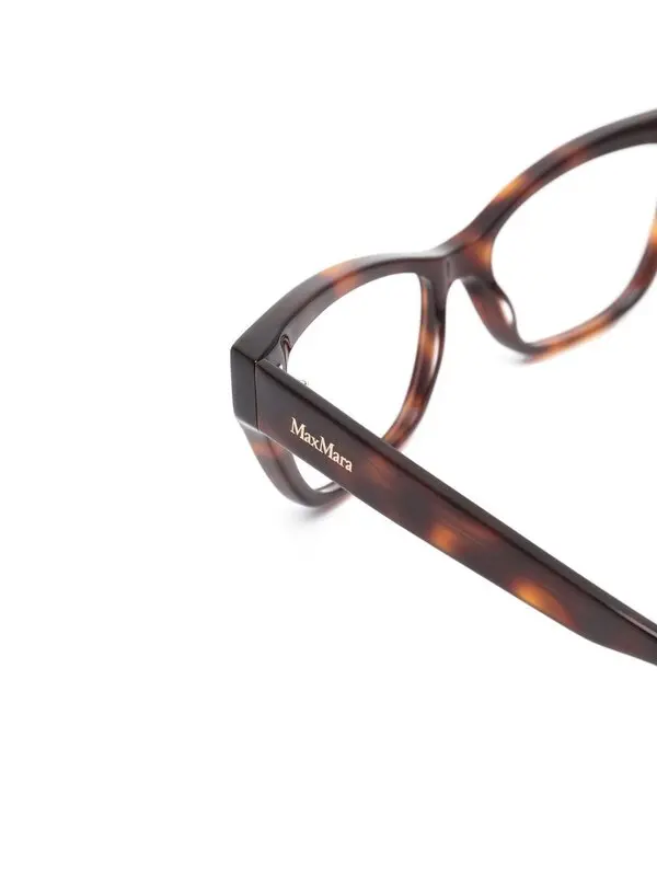 Max Mara Logo Tortoiseshell-effect Glasses