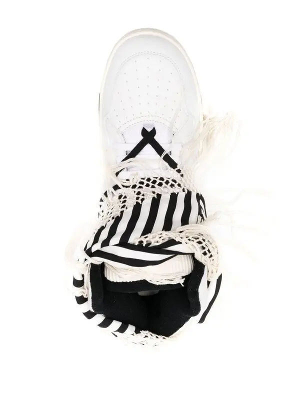 Saint Laurent Smith Bandana-detail High-top Sneakers