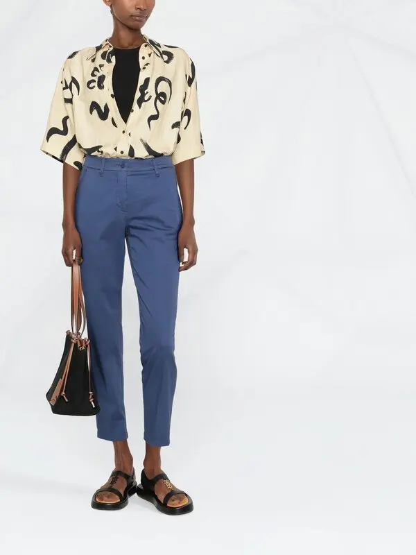 Jacob Cohen Slim-fit Cropped Trousers