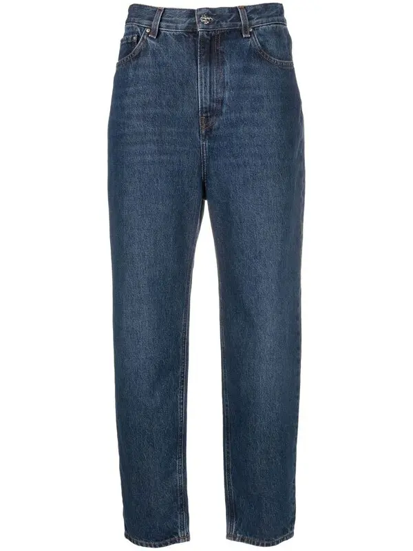 TOTEME High-waisted Tapered Jeans