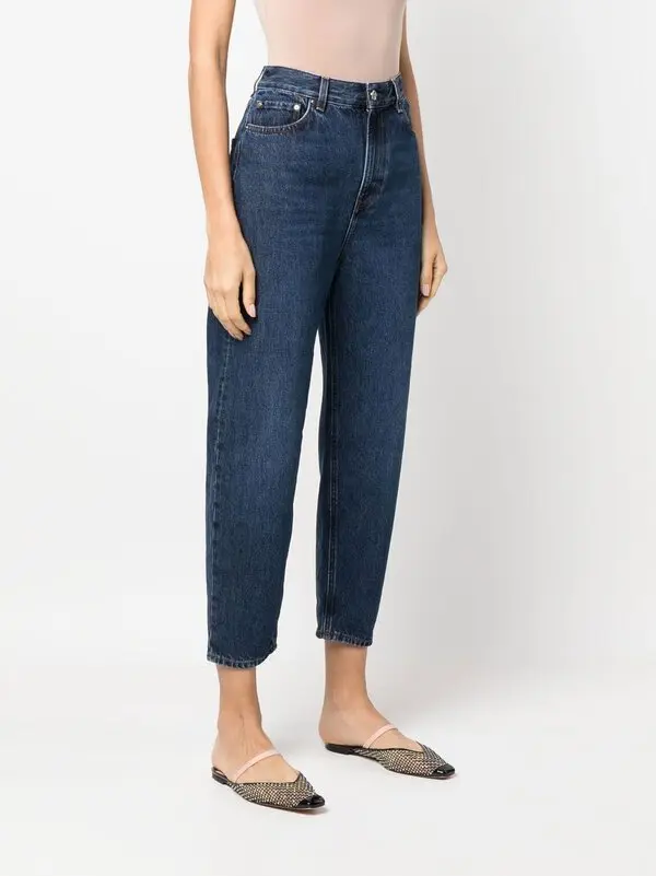 TOTEME High-waisted Tapered Jeans