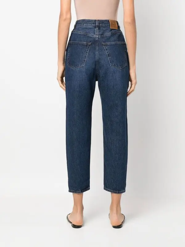 TOTEME High-waisted Tapered Jeans