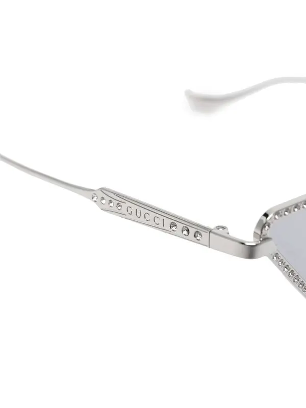 Gucci Embellished Geometric Sunglasses