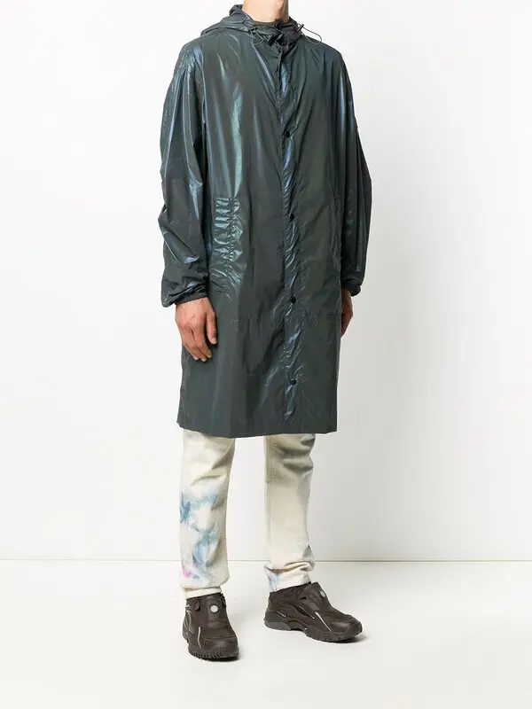 COUNTY OF MILAN Iridescent Lightweight Raincoat