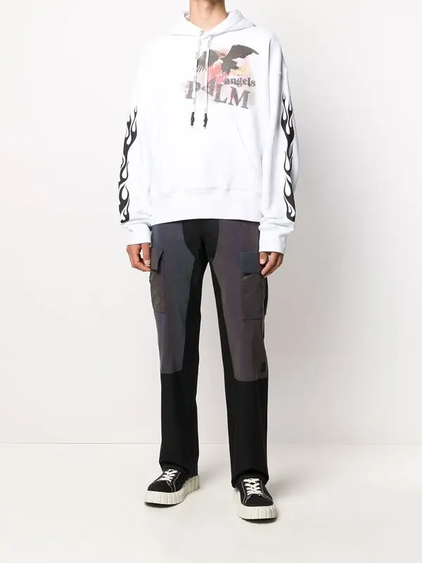 COUNTY OF MILAN Marcelo Burlon Cargo Straight Trousers