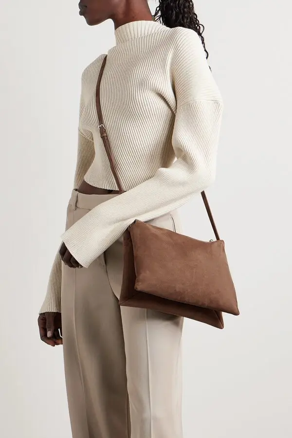 THE ROW 90s Small Suede Tote