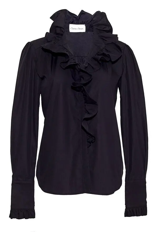 Cara Cara Anne Ruffle-trimmed Blouse