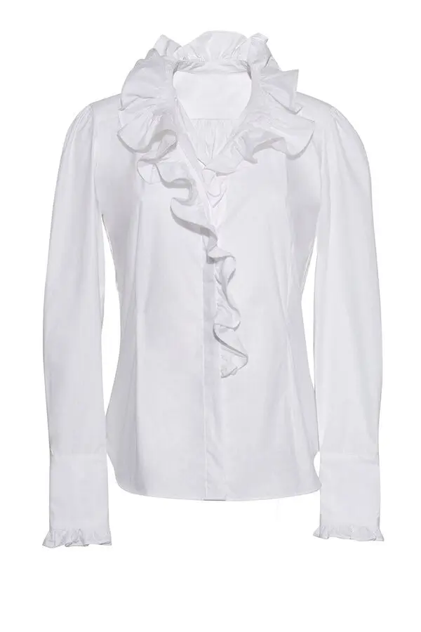 Cara Cara Anne Ruffle-trimmed Blouse