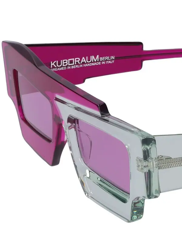 KUBORAUM X12 Asymmetric Acetate Sunglasses