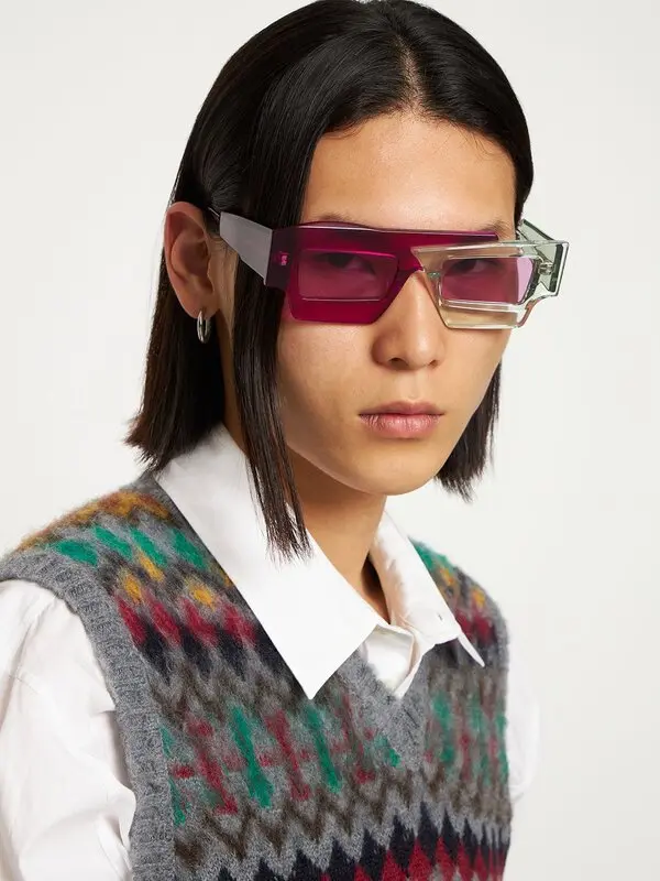 KUBORAUM X12 Asymmetric Acetate Sunglasses