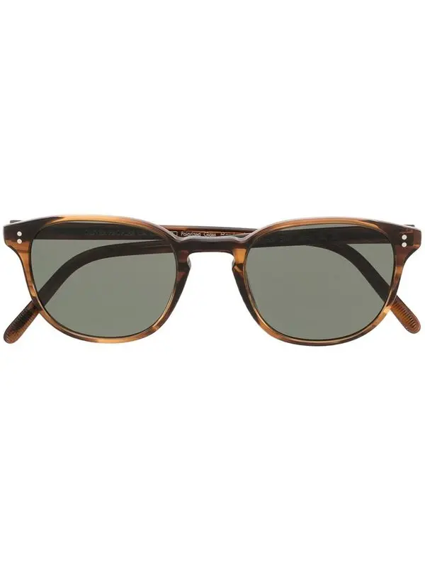 Oliver Spencer Fairmont Sun Round-frame Sunglasses - Brown