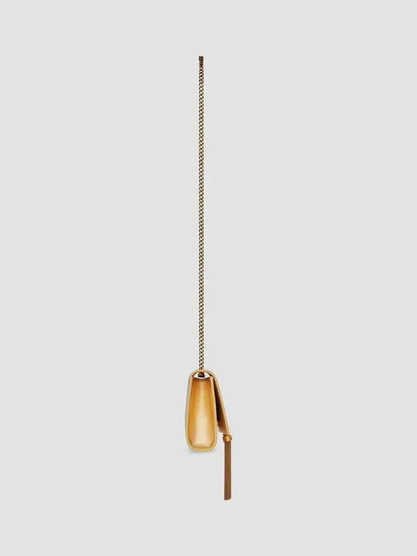 Saint Laurent Kate Metallic Leather Shoulder Bag