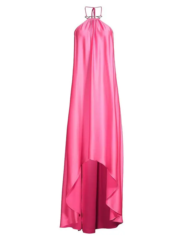 Ramy Brook Jupiter Halter High-low Dress