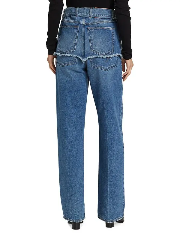 MERYLL ROGGE Layered Elastic-waist Jeans