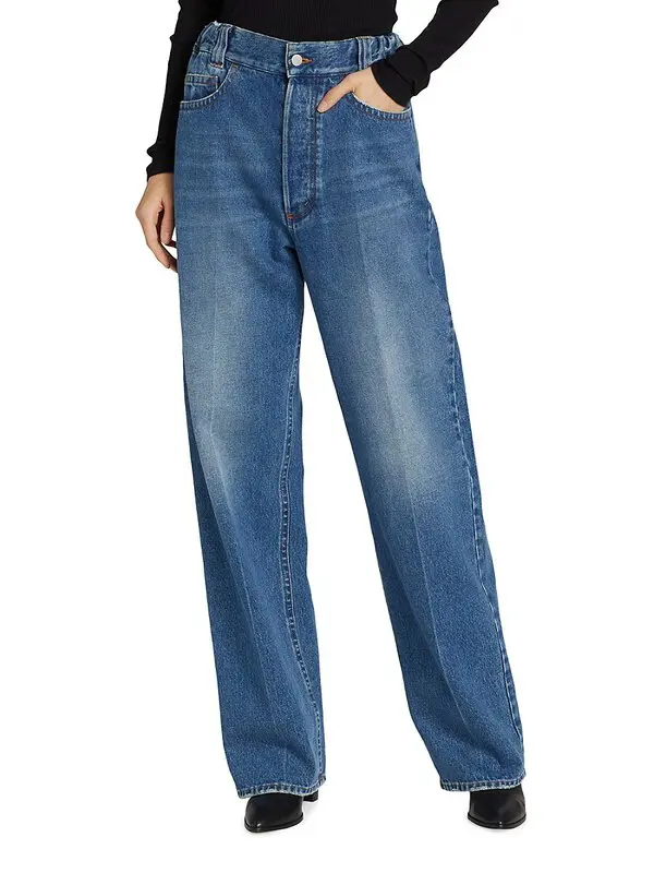 MERYLL ROGGE Layered Elastic-waist Jeans