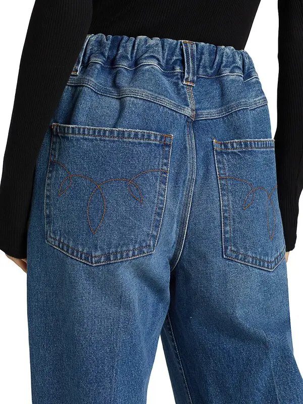 MERYLL ROGGE Layered Elastic-waist Jeans
