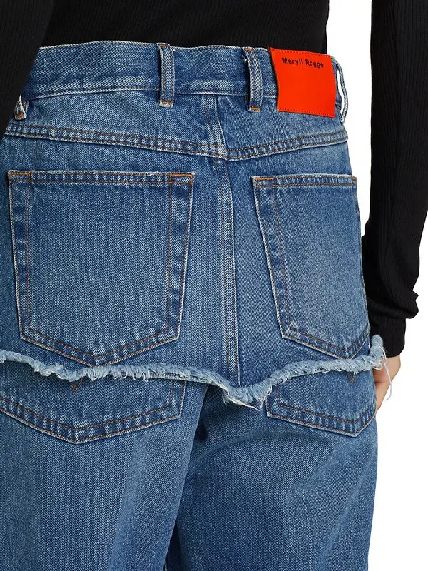 MERYLL ROGGE Layered Elastic-waist Jeans