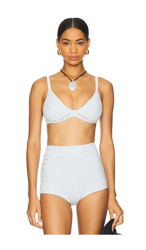 GIGI C Georgia Bikini Top - Mist