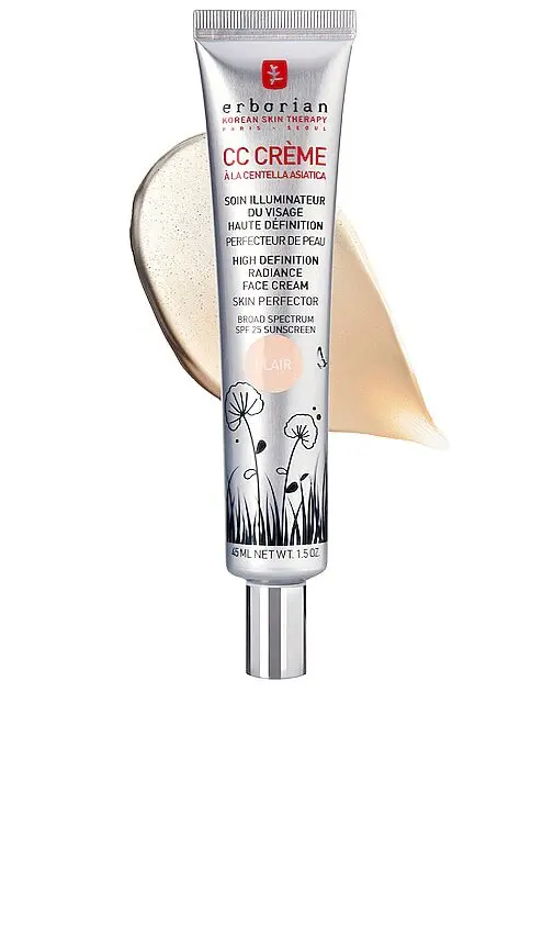 ERBORIAN Cc Cream Buildable Tinted Color Corrector With Spf 25 - Clair