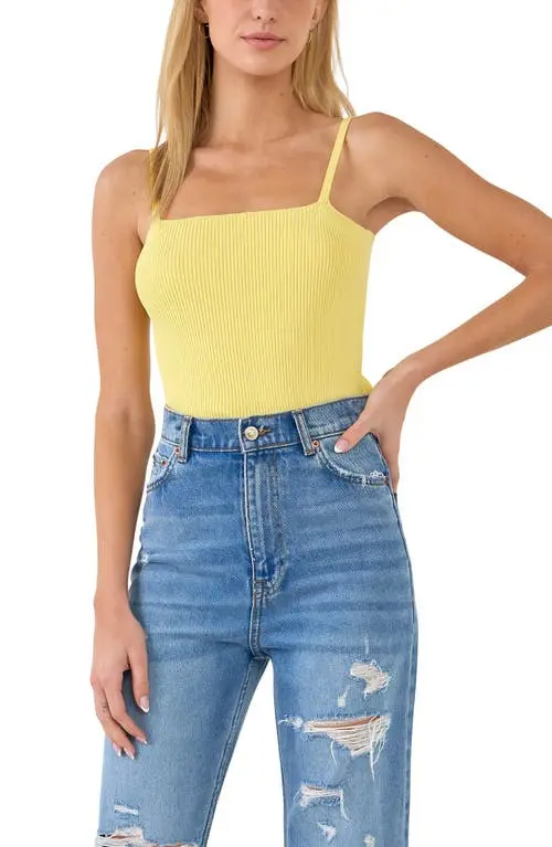 GREY LAB Classic Rib Tank - Yellow