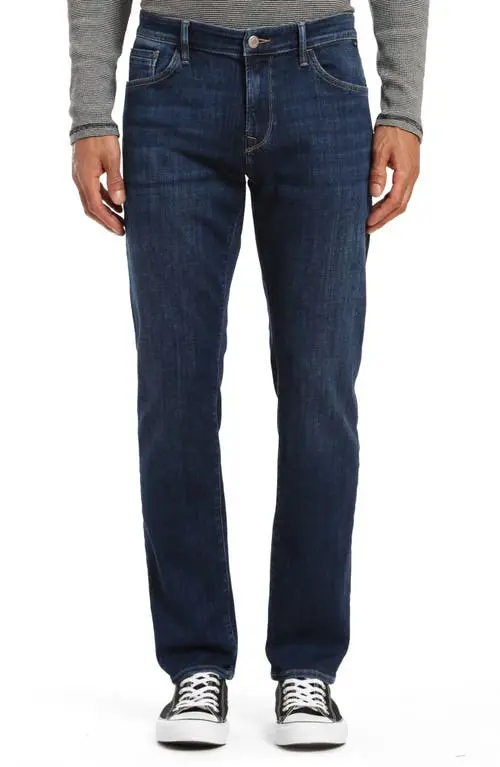 MAVI Zach Straight Leg Jeans - Dark Feather Blue