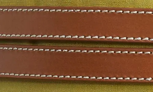 Lafayette 148 Copper Brown Leather Skinny Belt Lafayette 148 New York L-Beam Leather Skinny Belt - Copper  main image 3