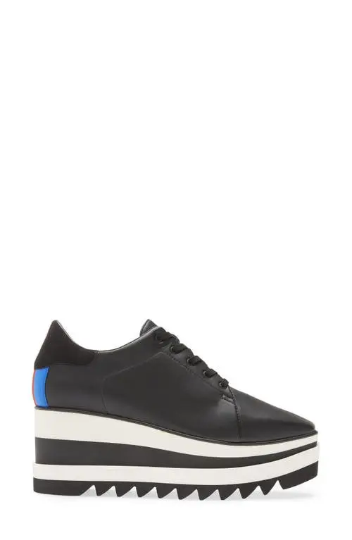 Stella McCartney Sneak-elyse Platform Sneakers - Black/white/navy