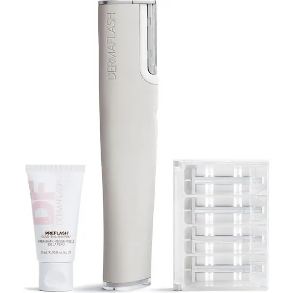 DERMAFLASH Luxe+ Anti-aging Sonic Dermaplaning + Removal Set - Stone