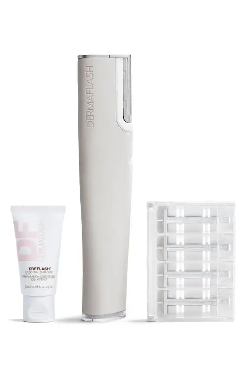 DERMAFLASH Luxe+ Anti-aging Sonic Dermaplaning + Removal Set - Stone