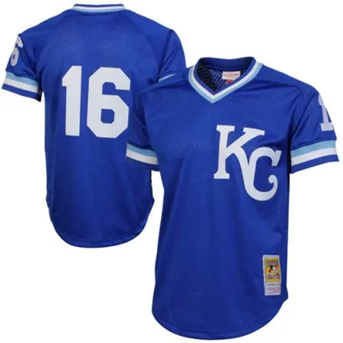 Mitchell & Ness Bo Jackson 1989 Kansas City S Authentic Cooperstown Collection Batting Practice Jersey - Royal