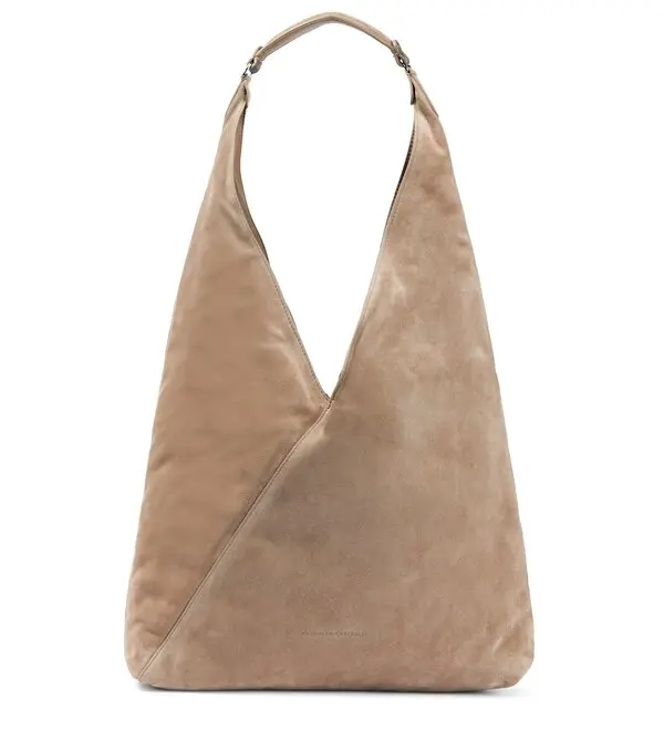 Brunello Cucinelli Suede Shoulder Bag