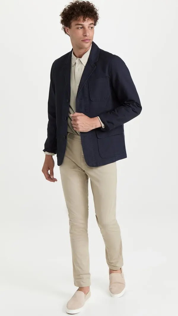 RHONE Slim Fit Commuter Trousers - Khaki