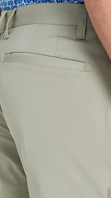 RHONE Slim Fit Commuter Trousers - Sage Green