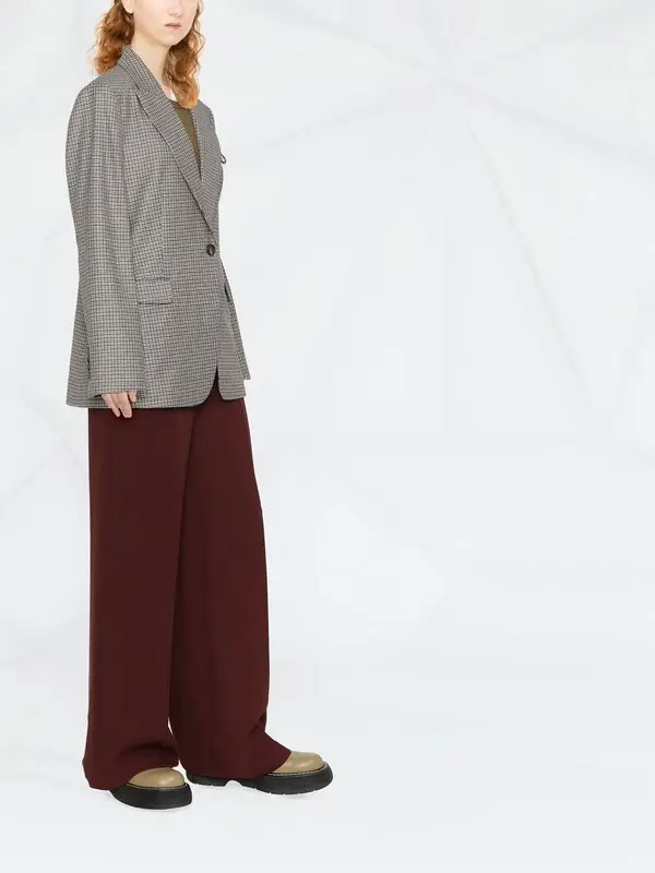 Brunello Cucinelli Prince Of Wales Single-breasted Blazer