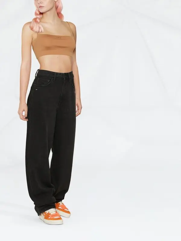Off-White Logo-print Cropped Vest