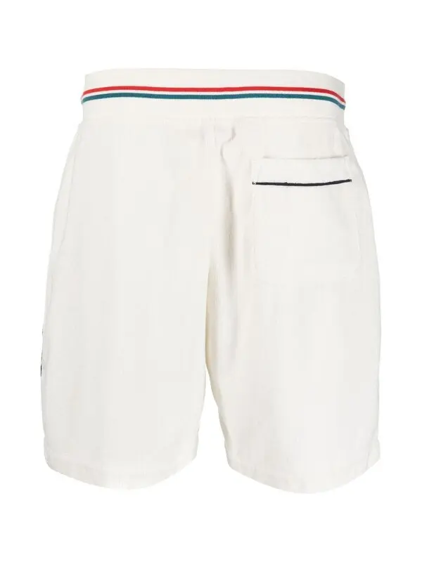 Orlebar Brown Cotton Stripe Trim Shorts