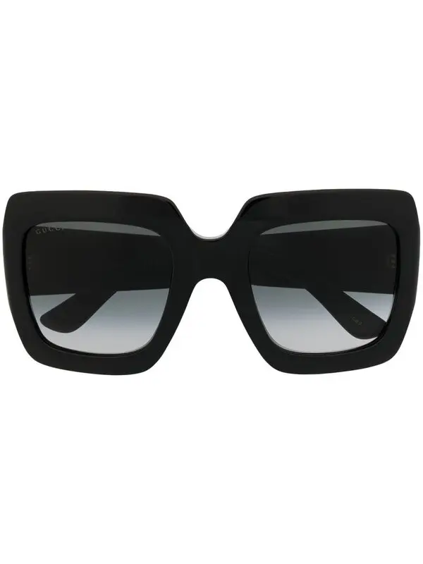 Gucci Gg Oversized Sunglasses - Black