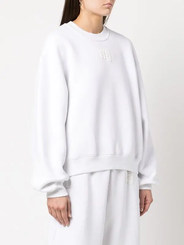 Alexander Wang Logo-print Sweatshirt - White