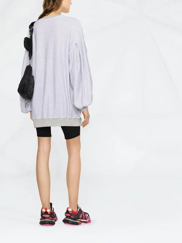 MADE IN TOMBOY Oversized Puff-sleeve Sweatshirt