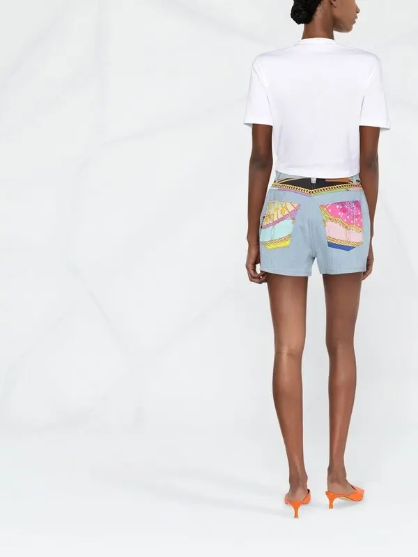 Buy Versace Embellished-logo Safety-pin T-shirt - White At 51% Off