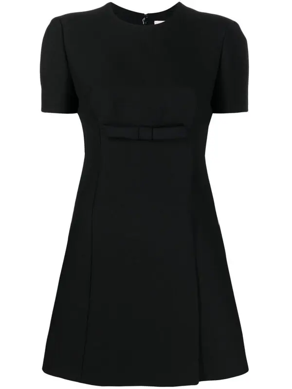 Valentino Garavani Bow-detail A-line Mini Dress