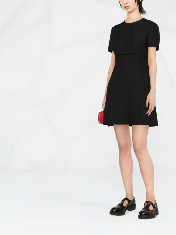 Valentino Garavani Bow-detail A-line Mini Dress