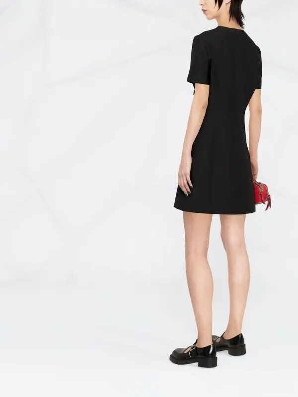 Valentino Garavani Bow-detail A-line Mini Dress