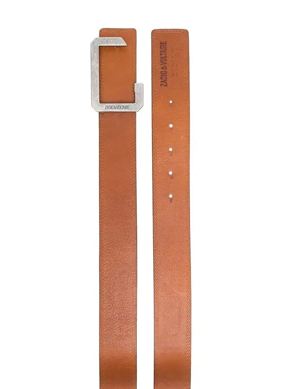 Zadig&Voltaire La Reversible Leather Belt - Brown