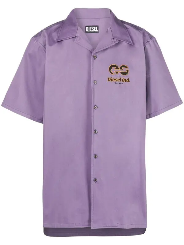 DIESEL® Logo-print Short-sleeved Shirt