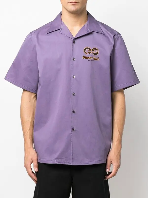 DIESEL® Logo-print Short-sleeved Shirt