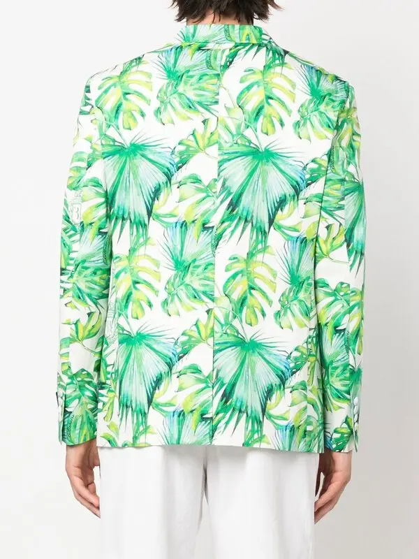 BILLIONAIRE Palm-tree Print Blazer