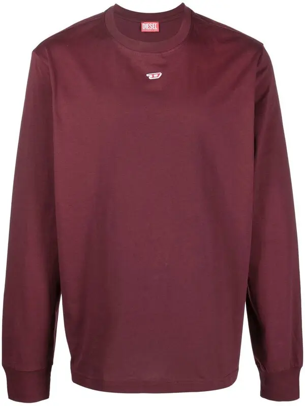 DIESEL® T-just-ls-d Long-sleeve T-shirt - Red